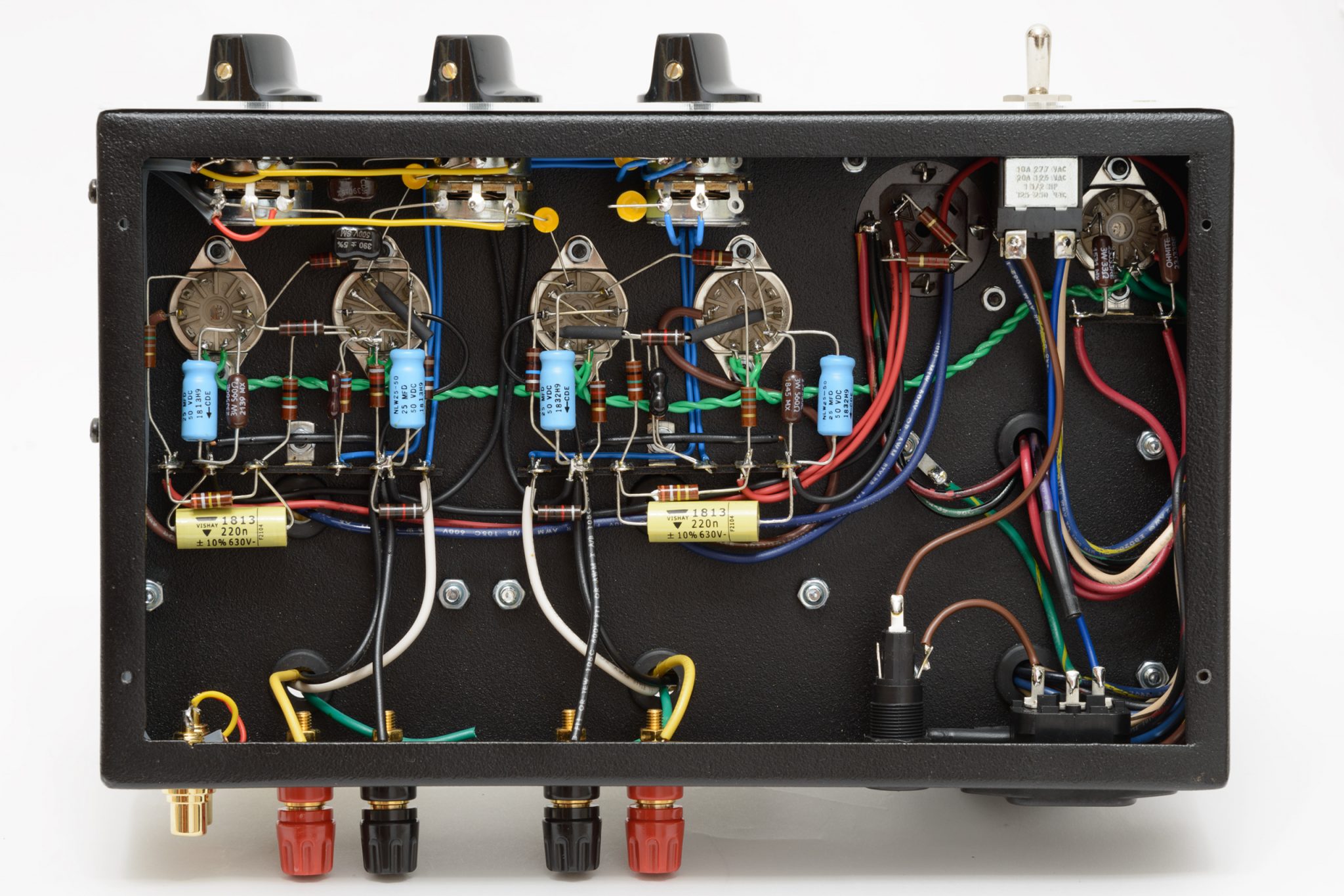 1955-3 The Mullard 3-3 with original tone controls – HEATED CATHODE